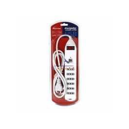 ALARGADOR ELECTR. 1.5 MTS 6 POSIC+ 2 USB MACROTEL